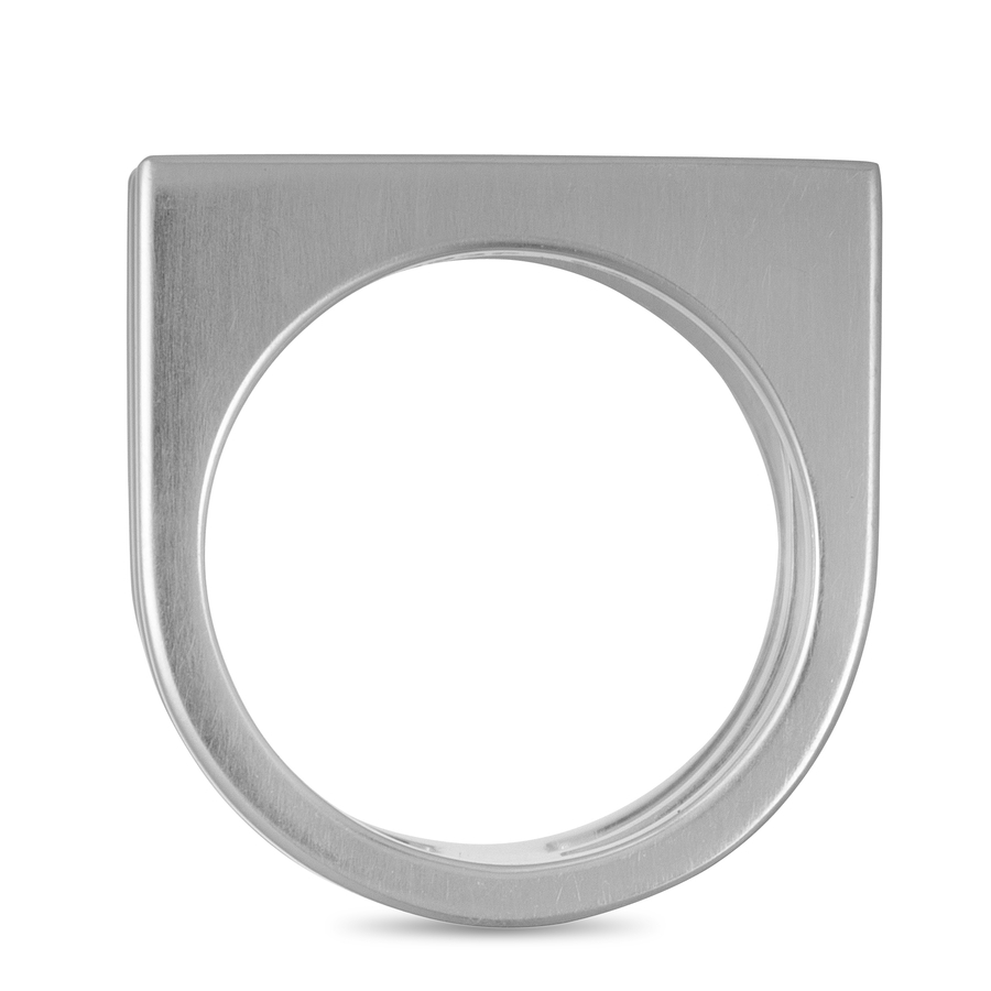 Georg Jensen Aria Silver Flat Three Band Ring, Size 5.25 8560200-3 ...
