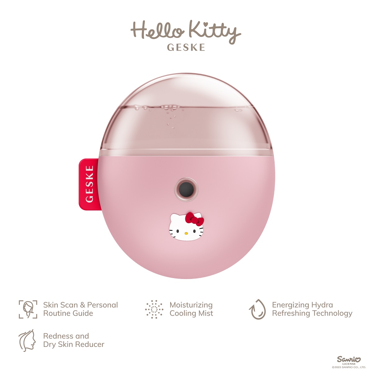 Geske x Hello Kitty SmartAppGuided Facial Hydration Refresher 4 in 1 ...