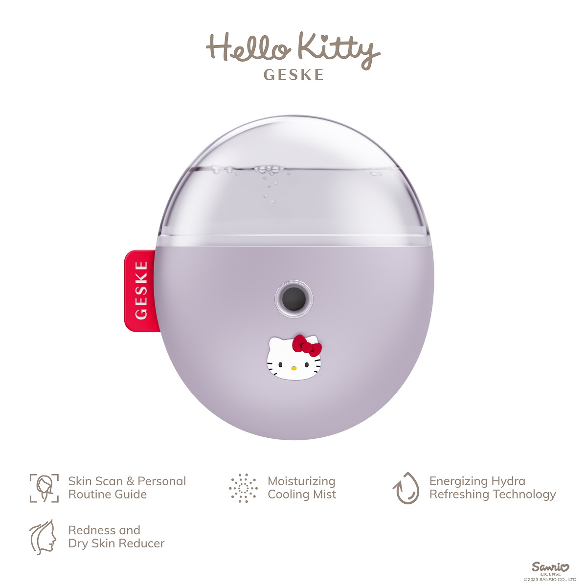 Geske x Hello Kitty SmartAppGuided Facial Hydration Refresher 4 in 1 ...