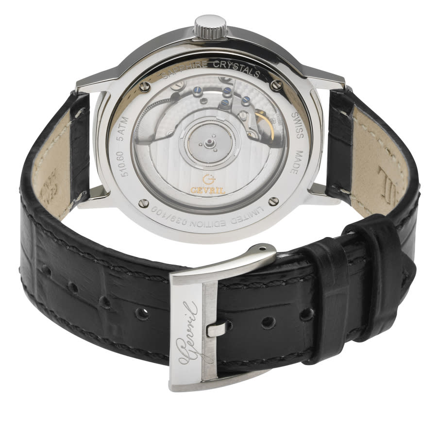 Gevril Guggenheim Automatic Blue Dial Men's Watch 510.60.62.1 ...