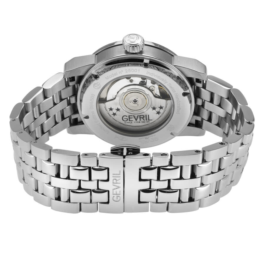 Gevril Madison Automatic Silver Dial Men's Watch 2501 846341086057 ...
