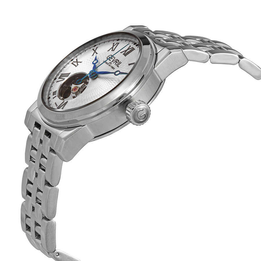 Gevril Madison Automatic Silver Dial Men's Watch 2582 840840121721 ...