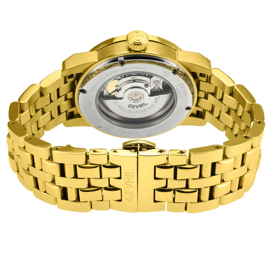 Gevril Madison Automatic White Dial Men's Watch 2592 840840144324 ...