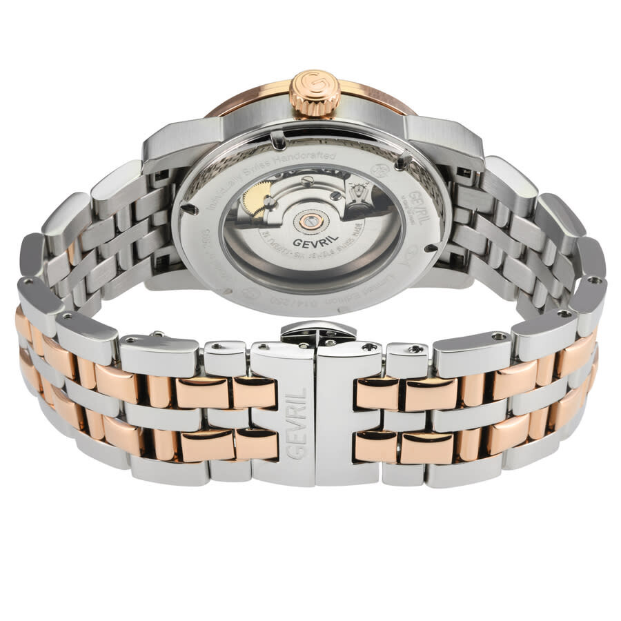 Gevril Madison Automatic White Dial Men's Watch 2593 840840144331 ...