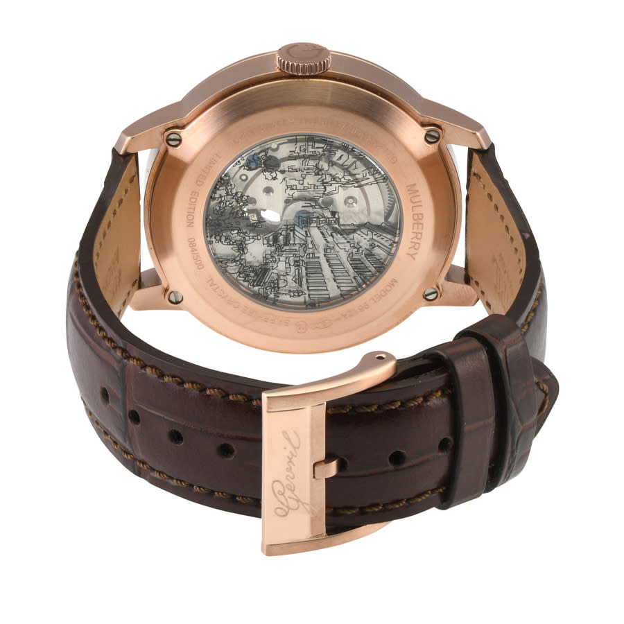 Gevril Mulberry Automatic White Dial Men's Watch 9612 840840146069 ...