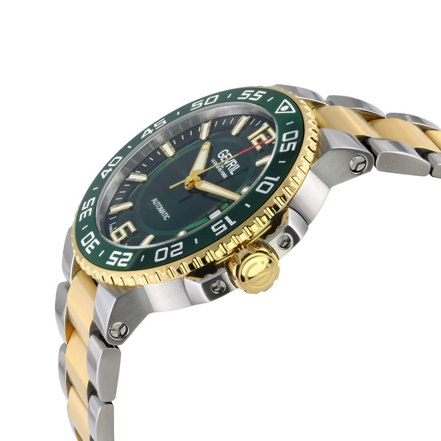 Gevril Riverside Automatic Green Dial Men's Watch 46703 840840144409 ...