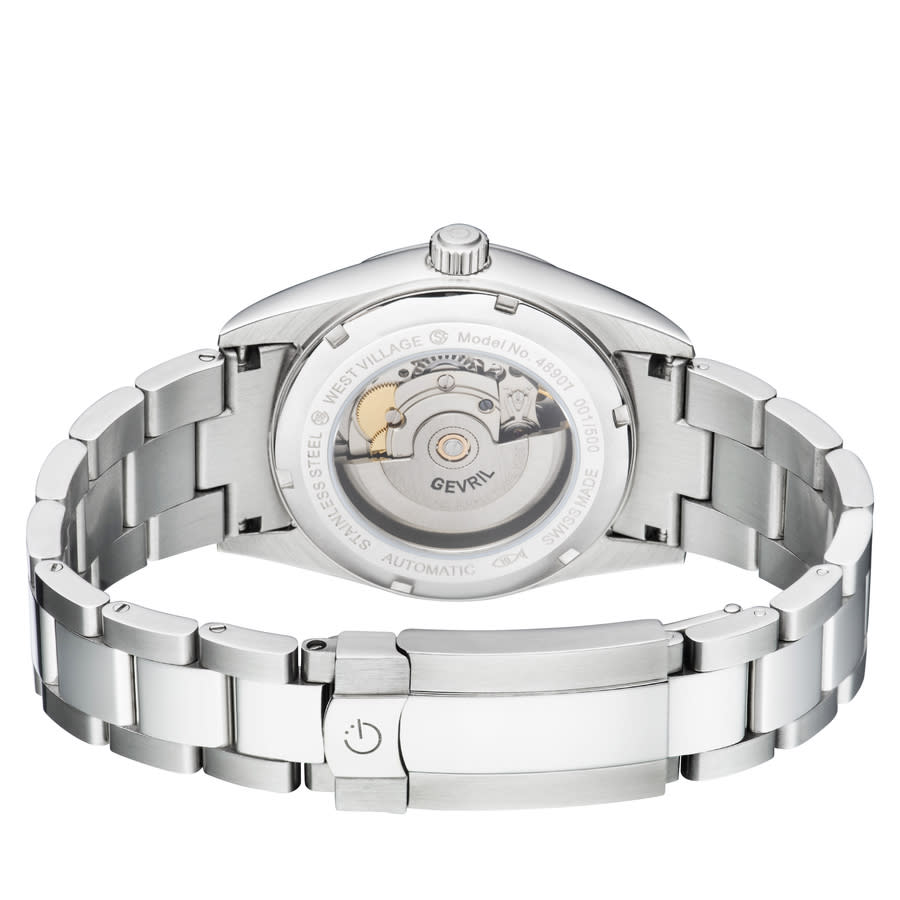 Gevril West Village Automatic Blue Dial Men's Watch 48907 840840147608 ...