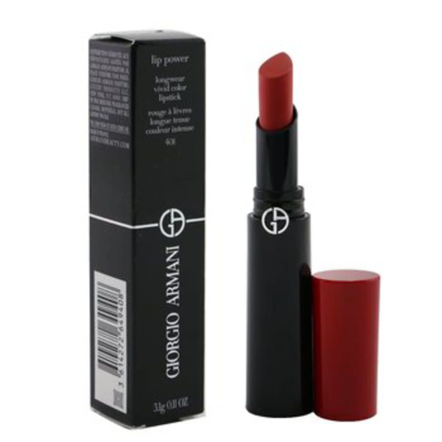 Giorgio Armani Ladies Lip Power Longwear Vivid Color Lipstick 0.11 oz ...