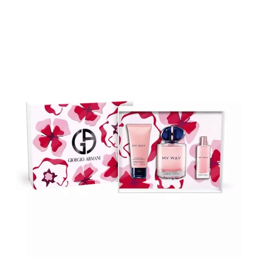 Giorgio Armani Ladies My Way Gift Set Fragrances 3614274186093 ...
