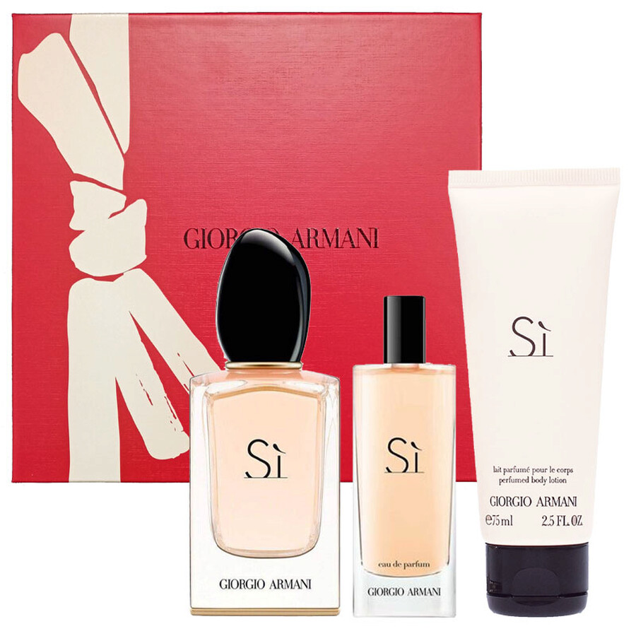 Giorgio Armani Ladies Si Gift Set Fragrances 3614273709897 - Fragrances ...