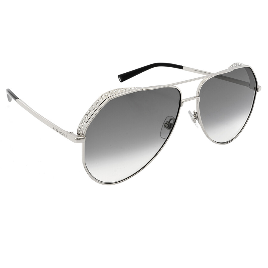 Givenchy Grey Gradient Pilot Ladies Sunglasses GV 7185/G/S 0110 63 ...