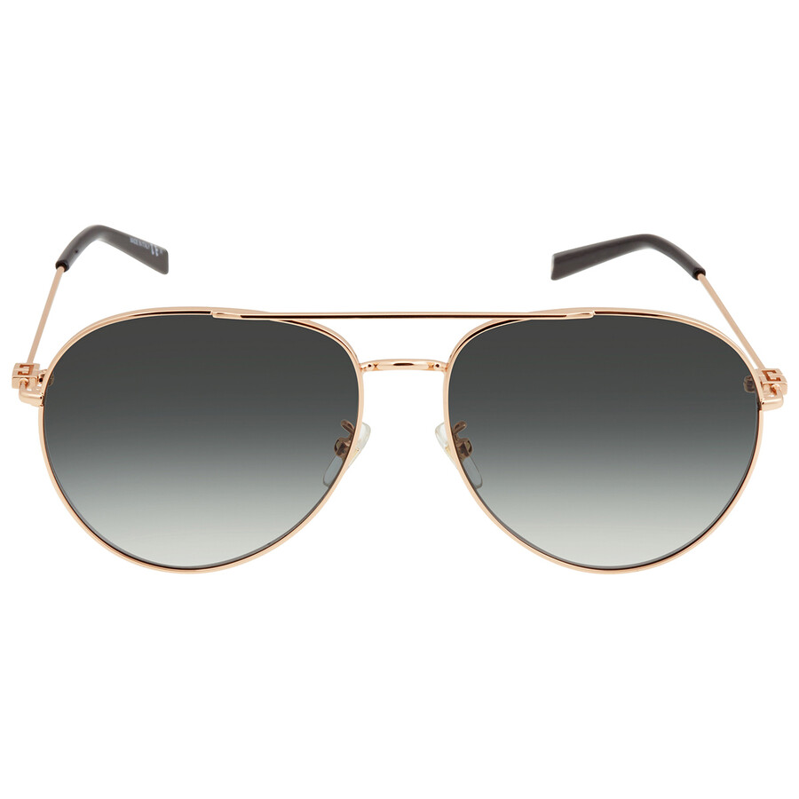 Givenchy Grey Gradient Pilot Unisex Sunglasses GV 7196/G/S 0DDB/9O 61 ...