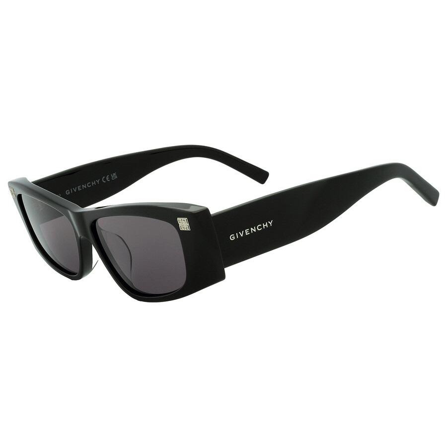 Givenchy Grey Rectangular Ladies Sunglasses GV40048F 01A 56 192337130045 - Sunglasses - Jomashop