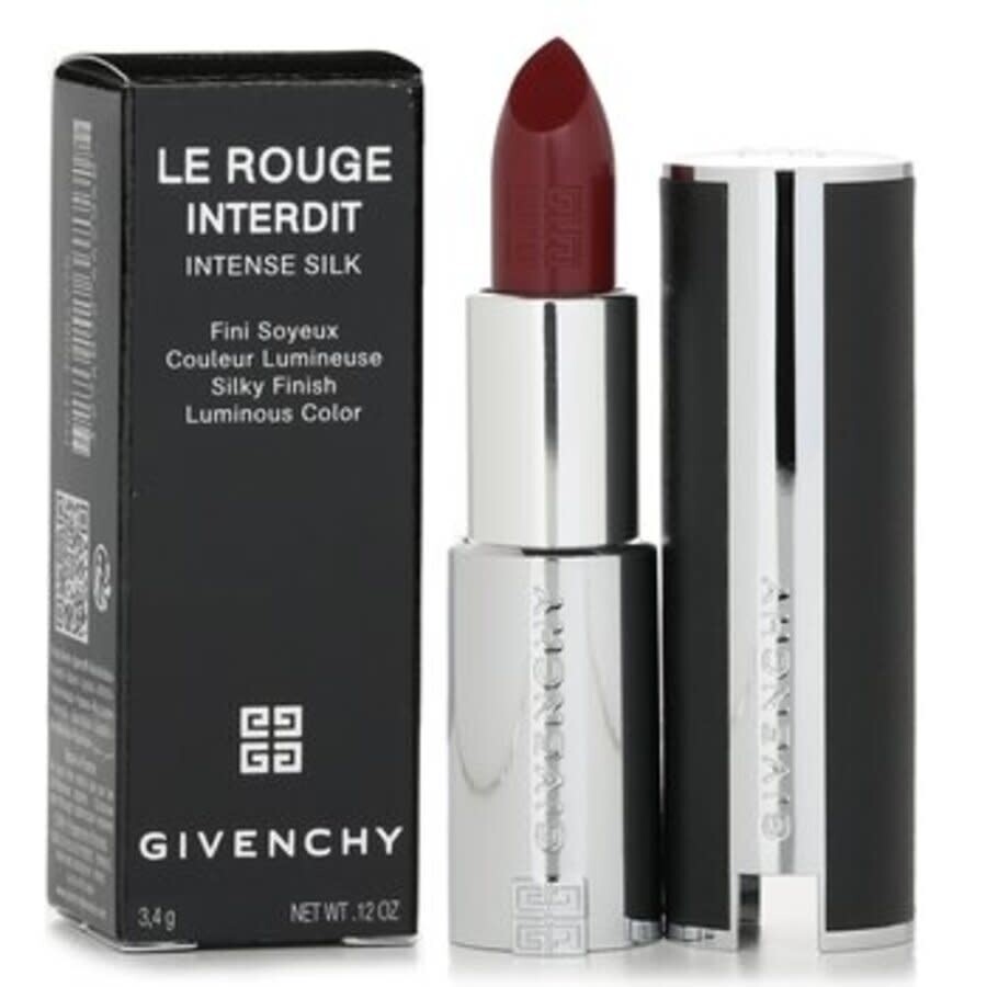 Givenchy Le Rouge Interdit Intense Silk Lipstick 0.12 oz # N334 Grenat Volontaire Makeup ...