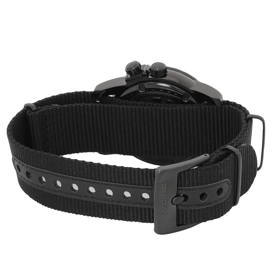 Glycine Airman Contemporary Worldtimer Quartz Dark Green Dial Men's ...