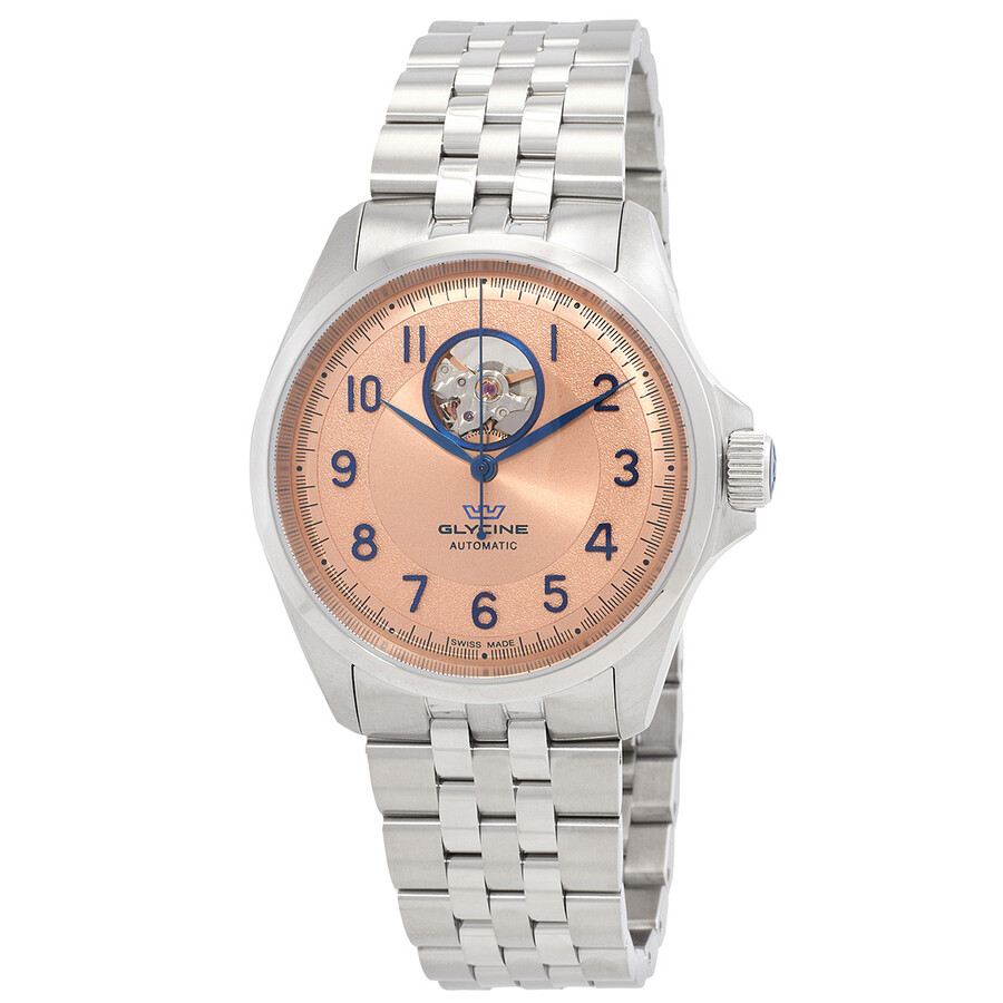 Glycine Combat Classic Automatic Rose Gold Dial Unisex Watch GL0430 ...
