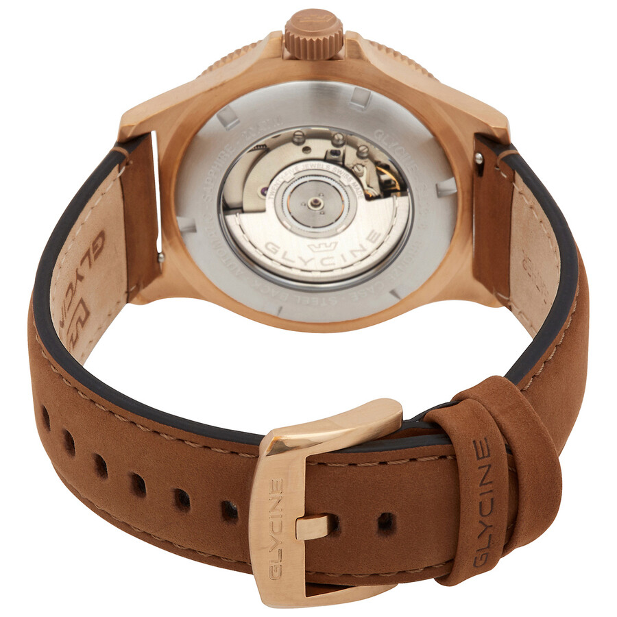 Glycine Combat Sub Sport 42 Bronze Automatic Green Dial Men's Watch ...