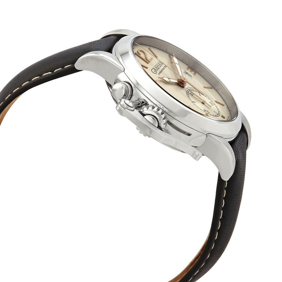 Graham Chronofighter 1695 Chronograph Automatic White Dial Men's Watch ...