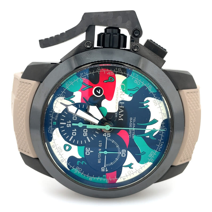 Graham Chronofighter Lefty Oversized Chronograph Automatic Men's Watch ...