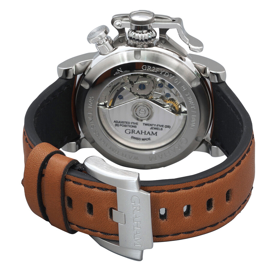 Graham Chronofighter Vintage Chronograph Automatic Black Dial Men's ...