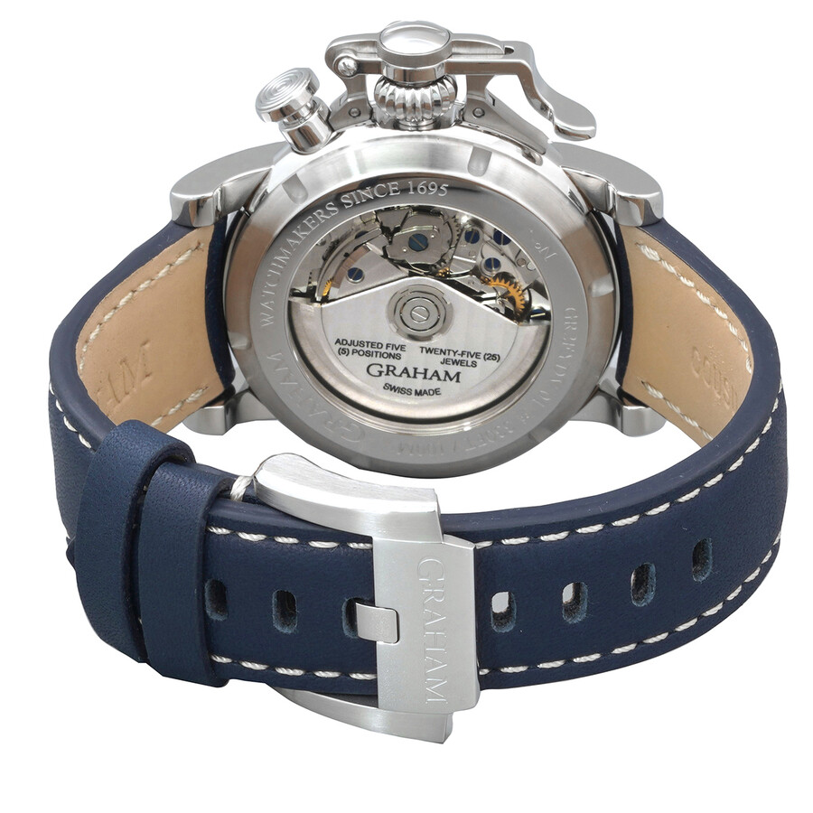 Graham Chronofighter Vintage Nina Art Nina Limited Edition Chronograph Automatic Blue Dial Men's ...