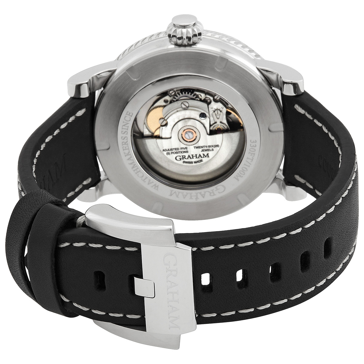 Graham Fortress GMT Automatic Black Dial Men's Watch 2FOBC.B03A ...