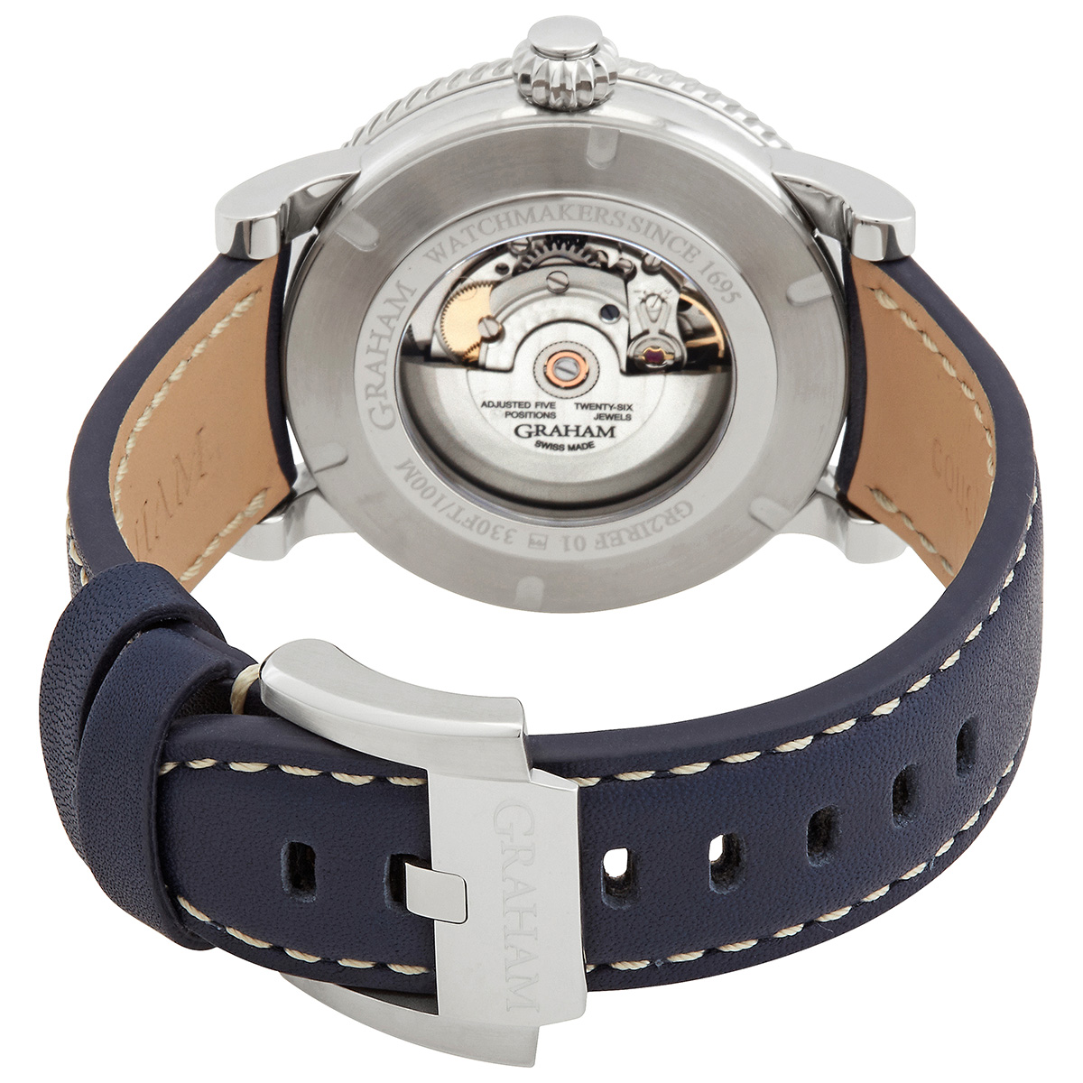 Graham Fortress GMT Automatic Blue Dial Men's Watch 2FOBC.U02A ...