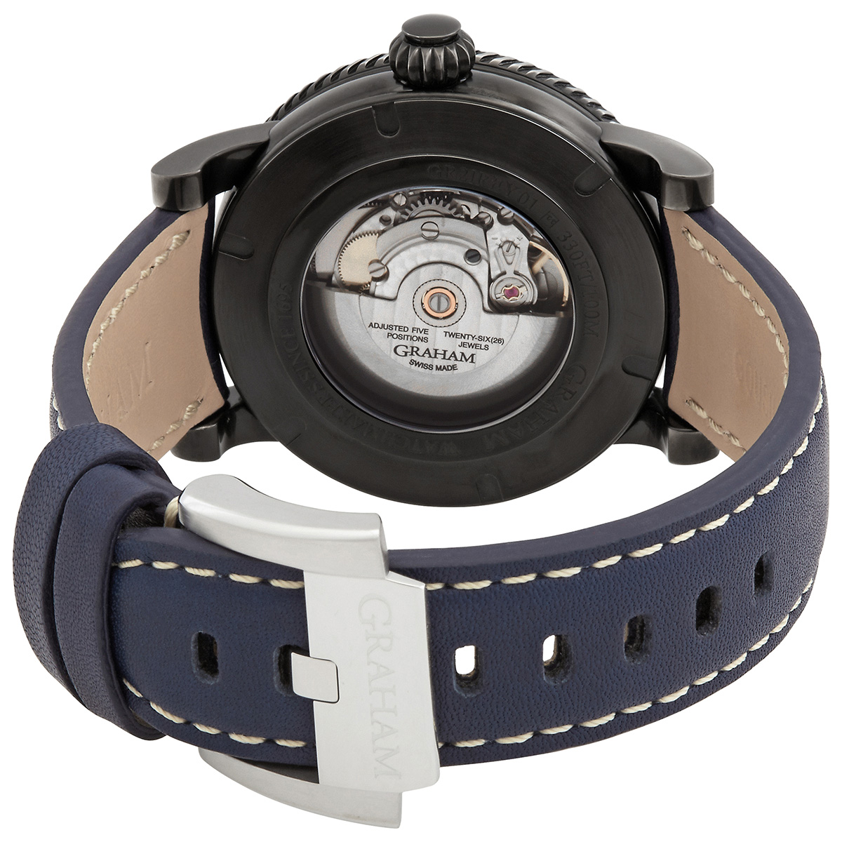 Graham Fortress GMT Automatic Blue Dial Men's Watch 2FOBV.U03A ...