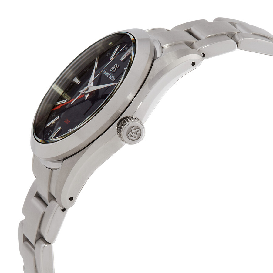 Grand Seiko Heritage Quartz GMT Black Dial Men's Watch SBGN013 ...