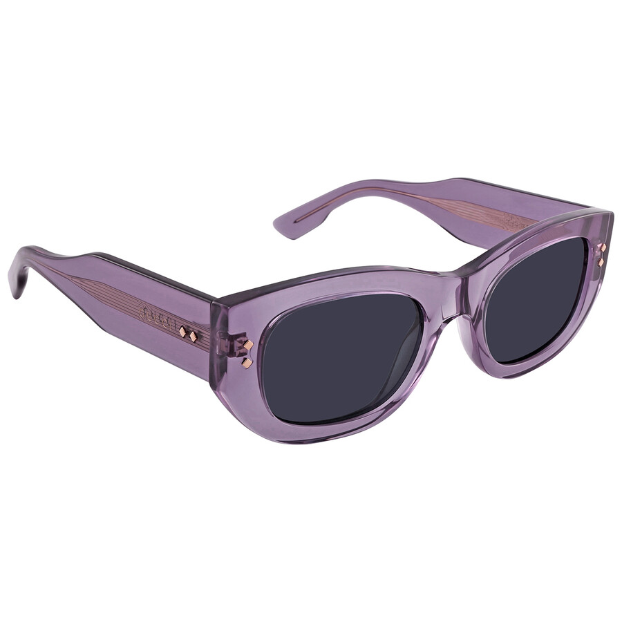 Gucci Blue Rectangular Ladies Sunglasses GG1215S 003 889652394473 ...