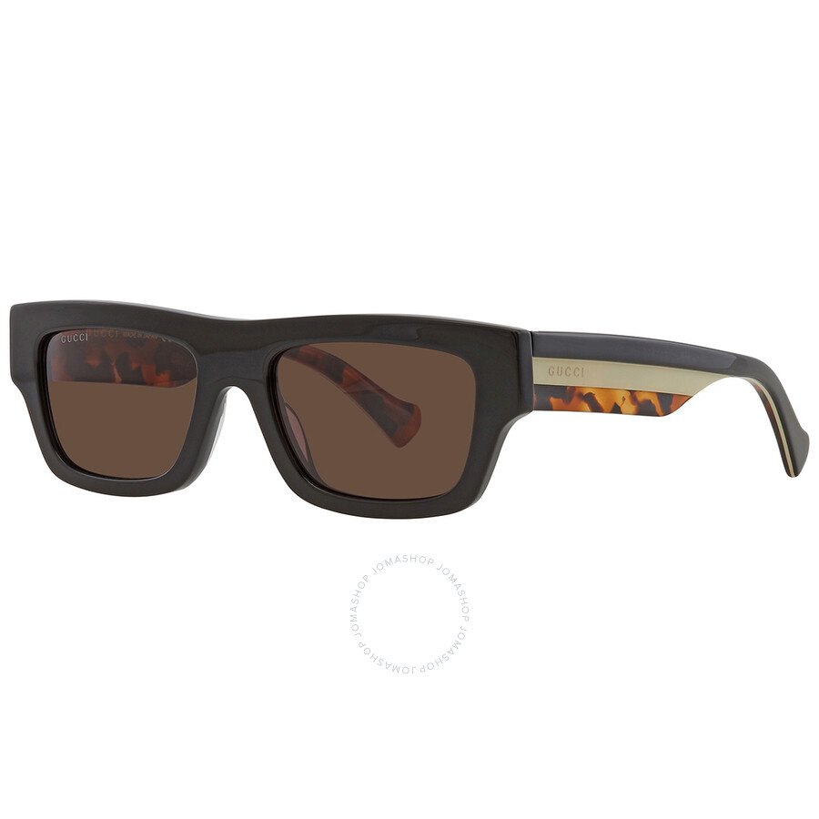Gucci Brown Browline Men's Sunglasses GG1301S 003 55 889652414720 ...