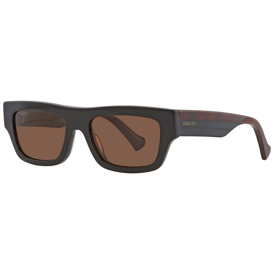 Gucci Brown Browline Men's Sunglasses GG1301S 004 55 889652414737 ...