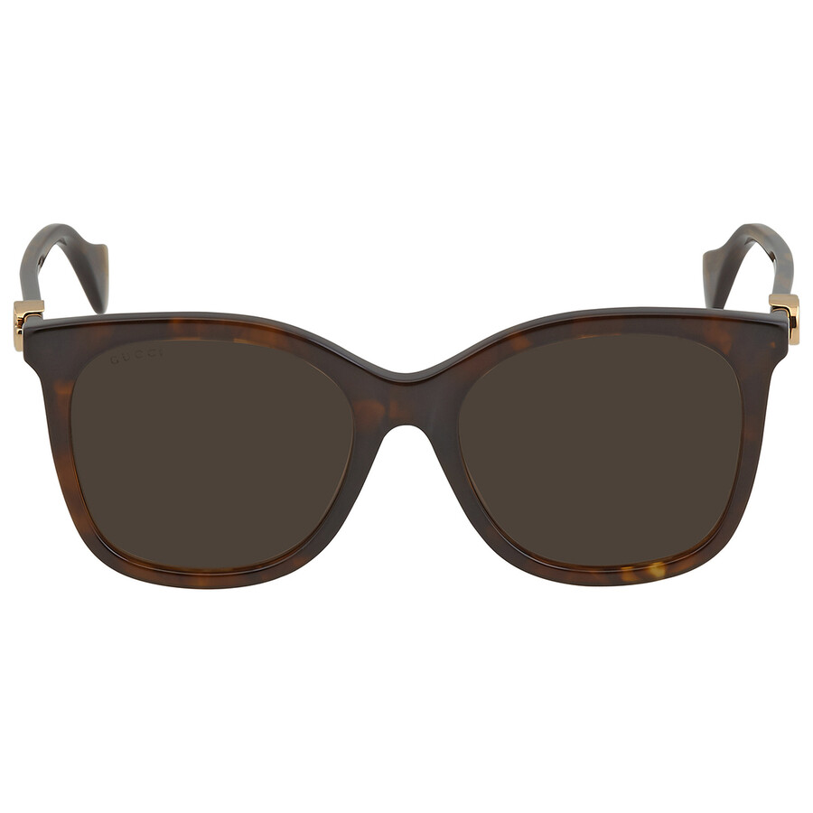 Gucci Brown Butterfly Ladies Sunglasses GG1071S 002 55 889652375144 ...