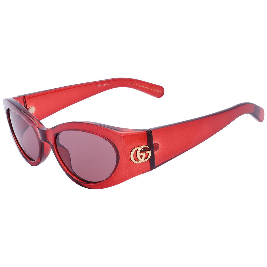 Gucci Brown Cat Eye Ladies Sunglasses GG1401S 003 53 889652437743 ...