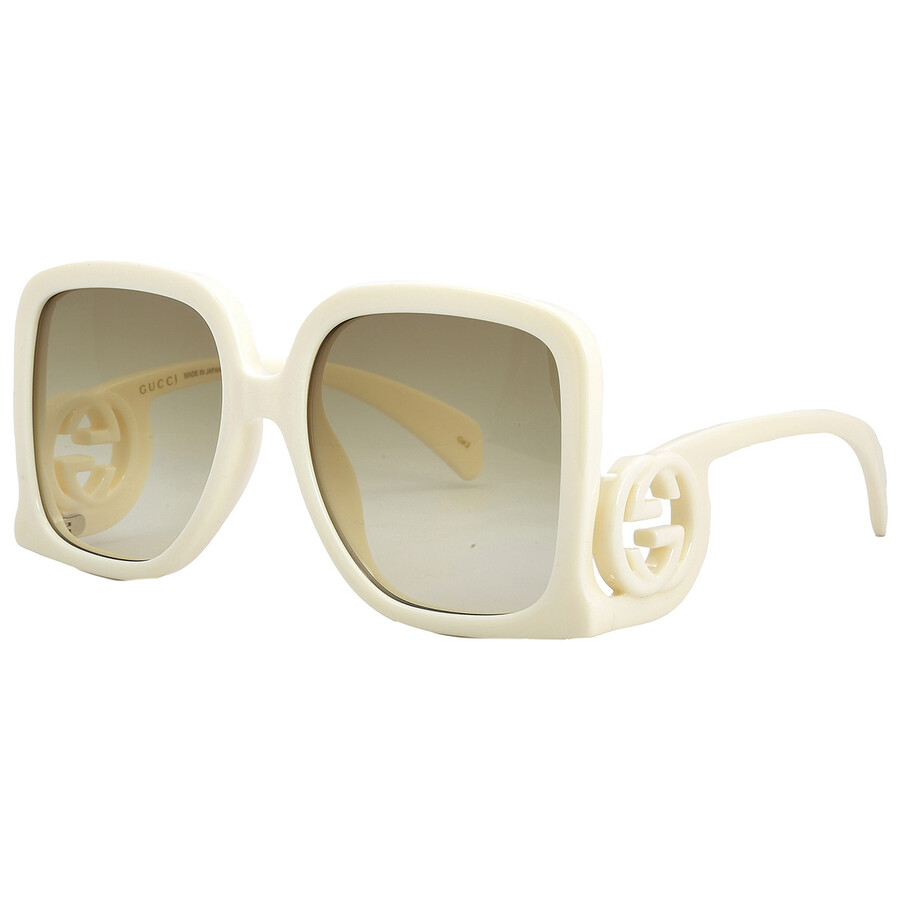 Gucci Brown Gradient Square Ladies Sunglasses GG1326S 002 58 ...