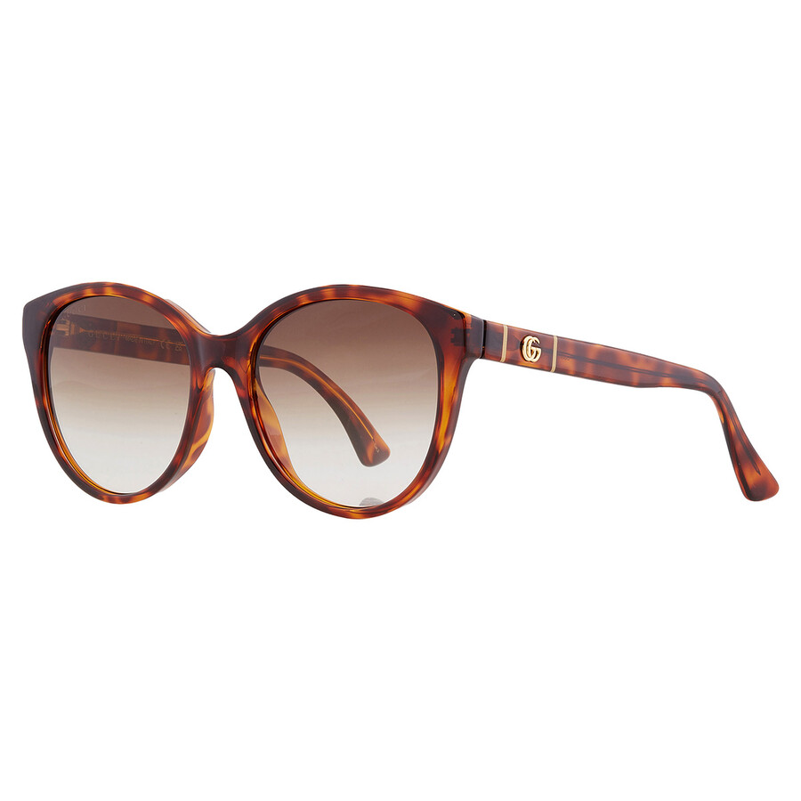 Gucci Brown Round Ladies Sunglasses GG0631S 002 56 889652279046 ...