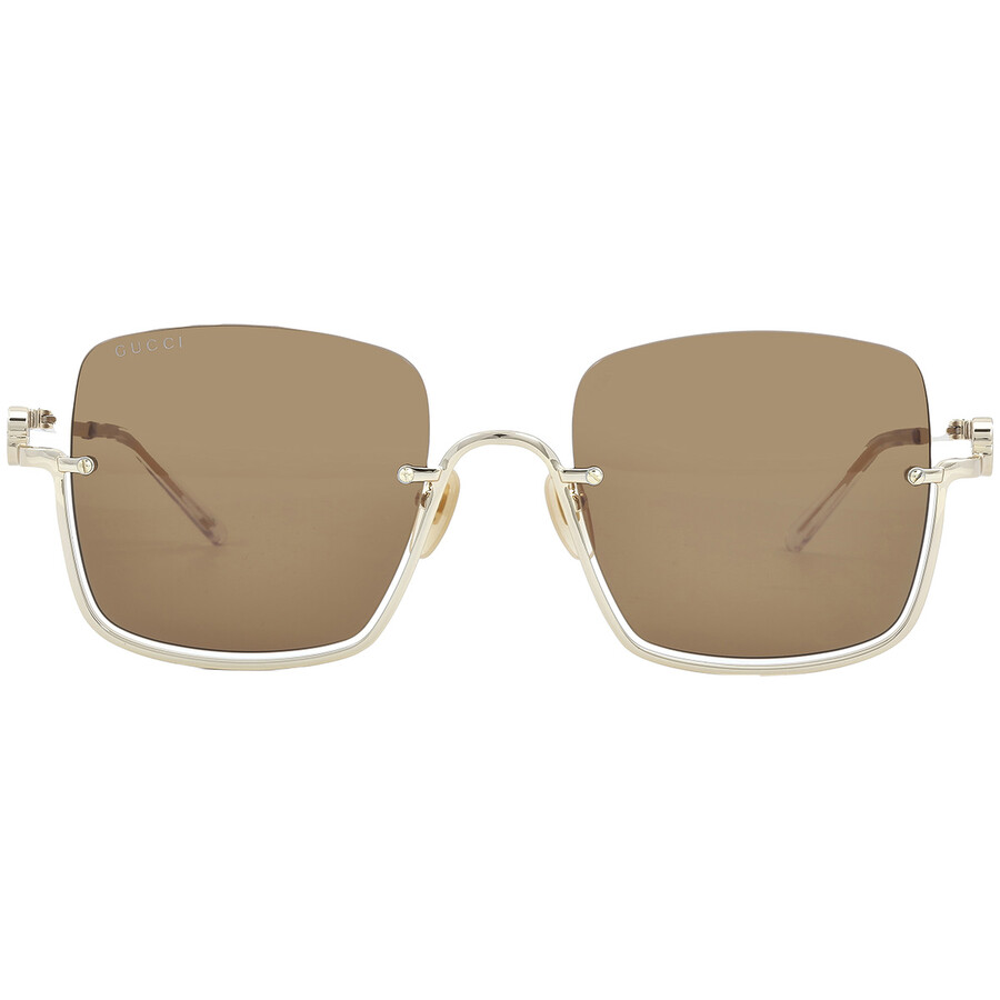 Gucci Brown Square Ladies Sunglasses GG1279S 002 54 889652412719 ...