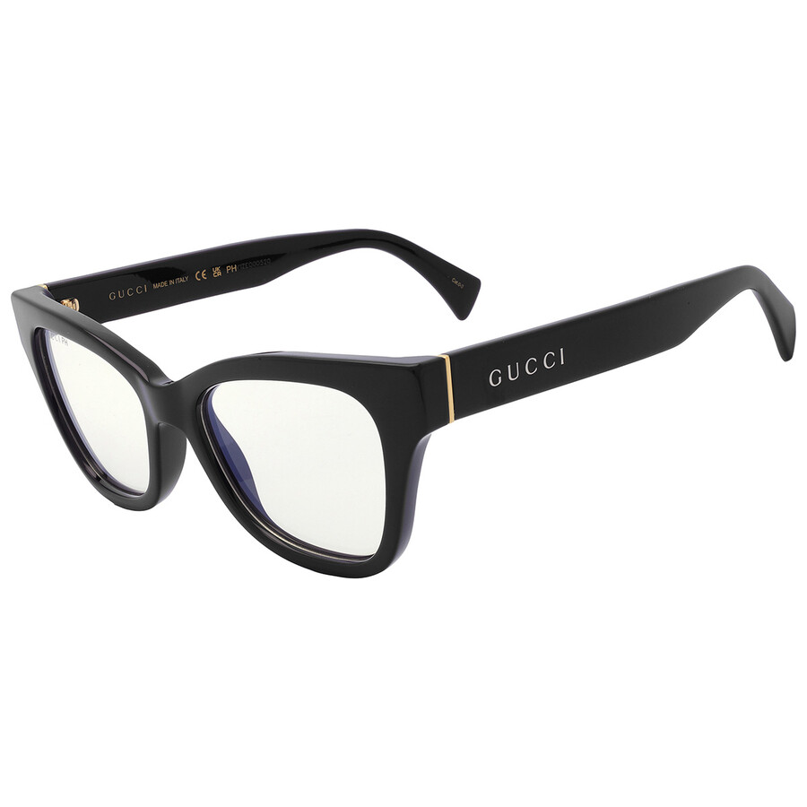 Gucci Clear Photochromic with Blue Control Cat Eye Ladies Sunglasses ...