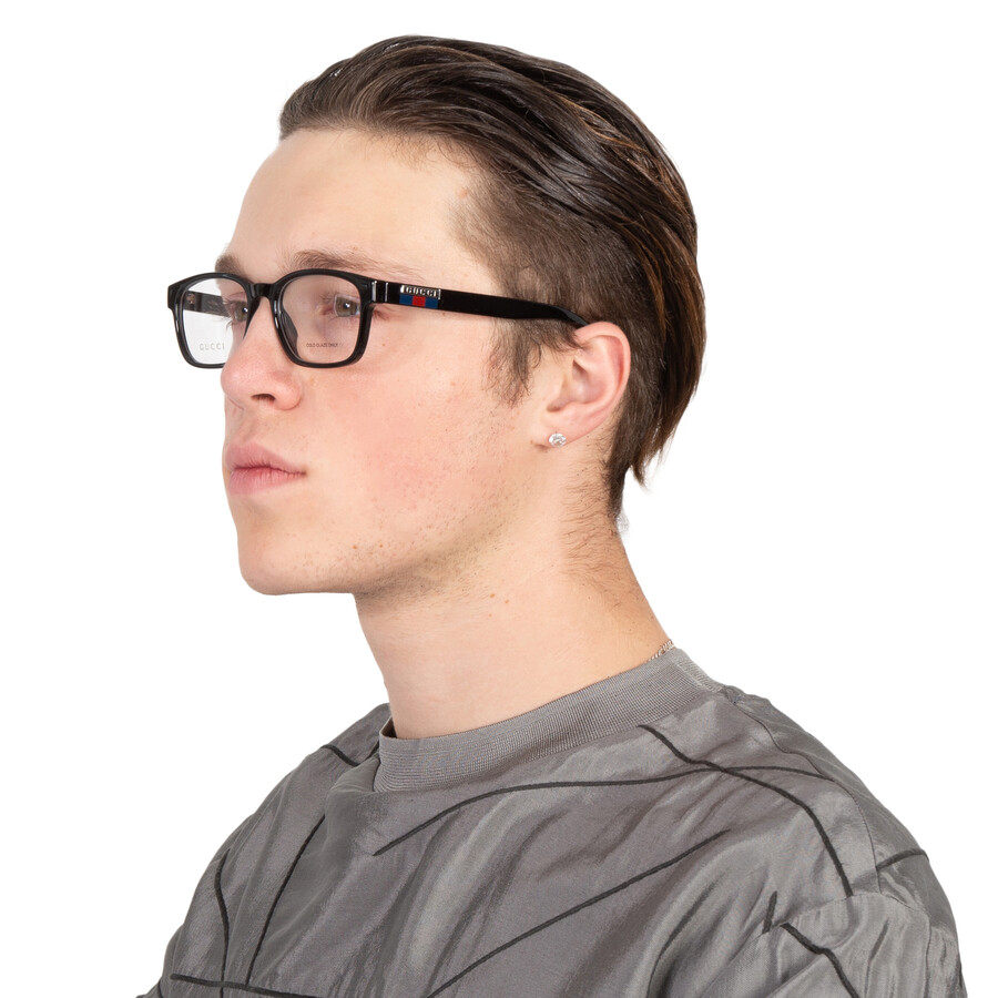 Gucci Demo Rectangular Men's Eyeglasses GG0749O 001 53 889652296760 ...