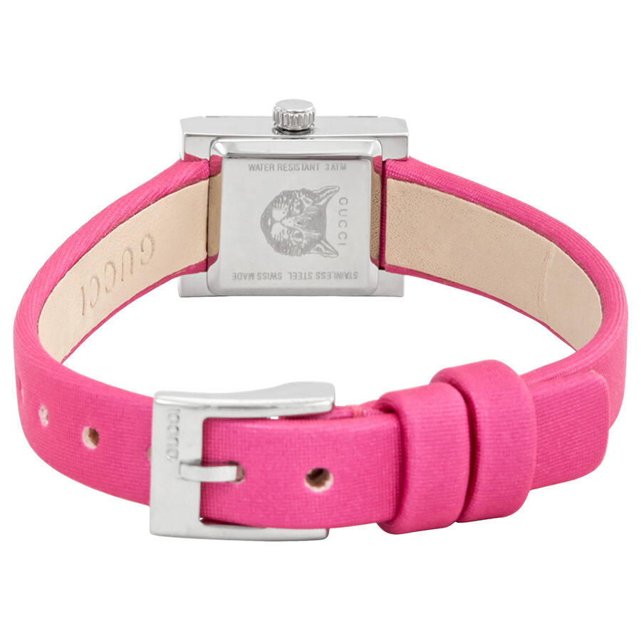 Gucci G-Frame Fuchsia Mother of Pearl Dial Ladies Watch YA128533 ...