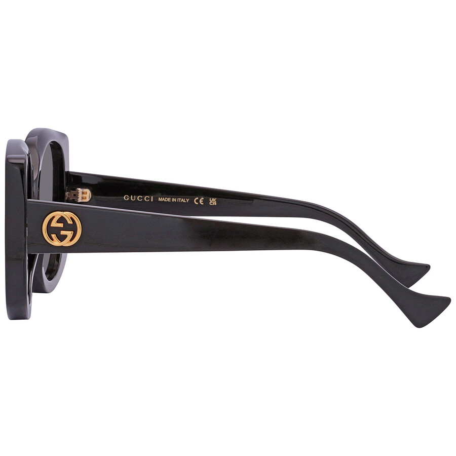 Gucci Gray Oversized Ladies Sunglasses GG1257S 001 53 889652411439 ...