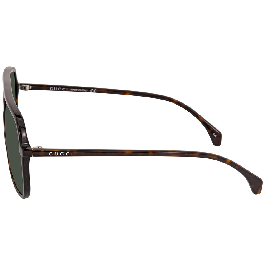 Gucci Green Pilot Sunglasses GG0545S 002 58 889652258935 - Sunglasses ...