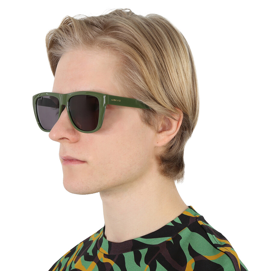 Gucci Grey Browline Men's Sunglasses GG1345S 007 57 889652438047 ...