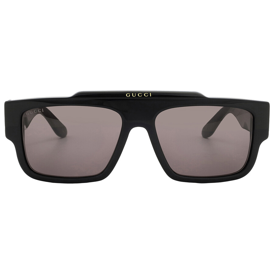 Gucci Grey Browline Men's Sunglasses GG1460S 001 56 889652438481 - Jomashop