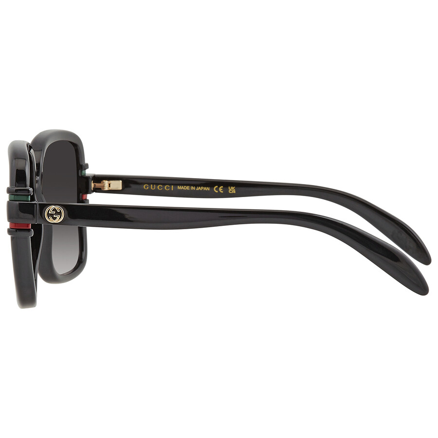 Gucci Grey Butterfly Ladies Sunglasses GG1066S 001 59 889652375694 ...