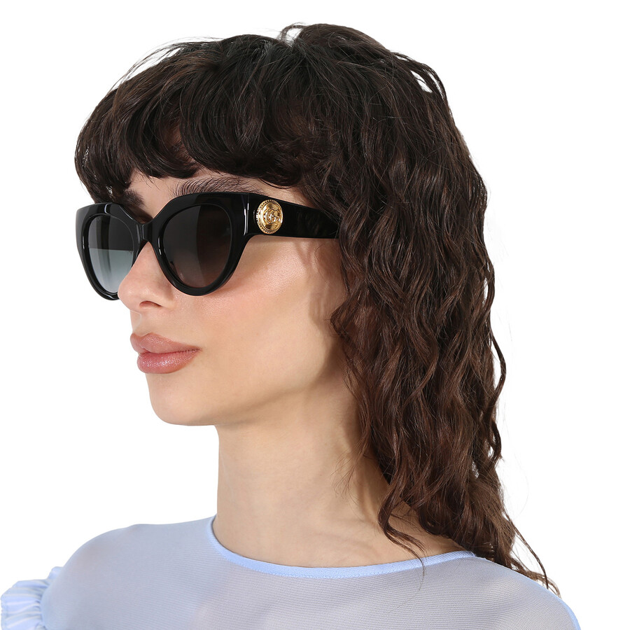 Gucci Grey Cat Eye Ladies Sunglasses GG1408S 001 52 889652437880 ...