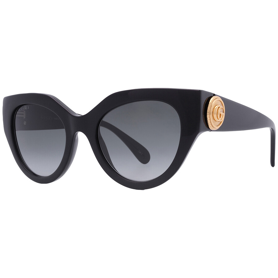 Gucci Grey Cat Eye Ladies Sunglasses GG1408S 001 52 889652437880 - Sunglasses - Jomashop