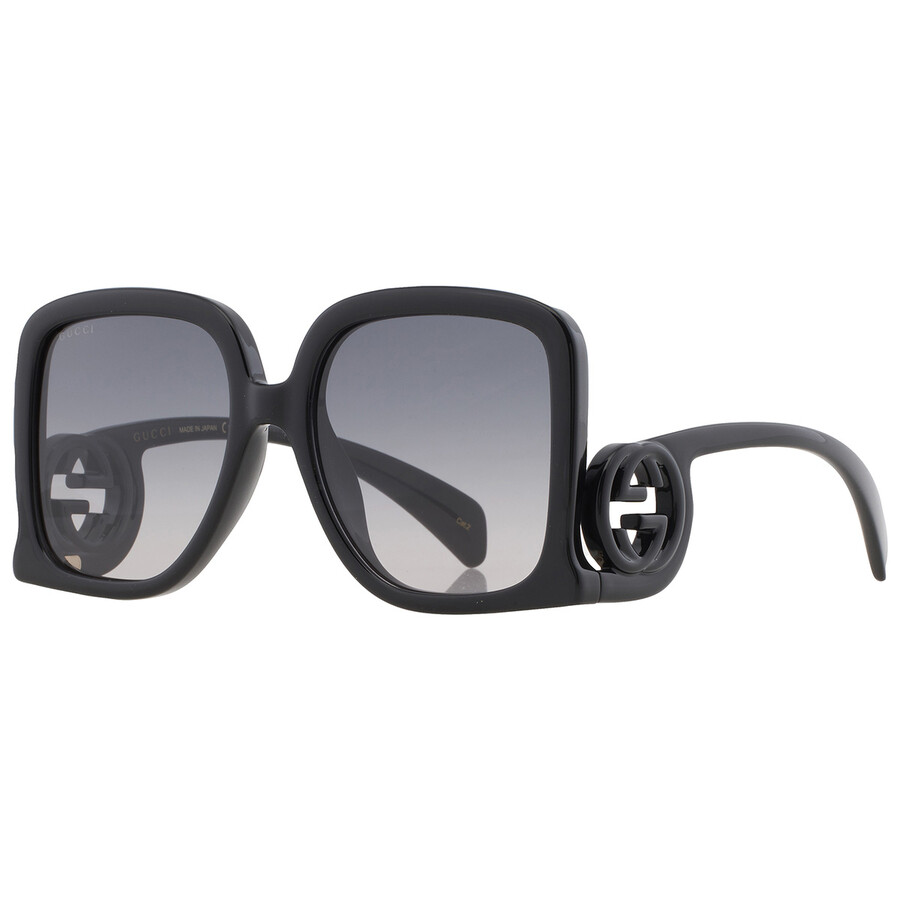 Gucci Grey Gradient Square Ladies Sunglasses GG1326S 001 58 ...