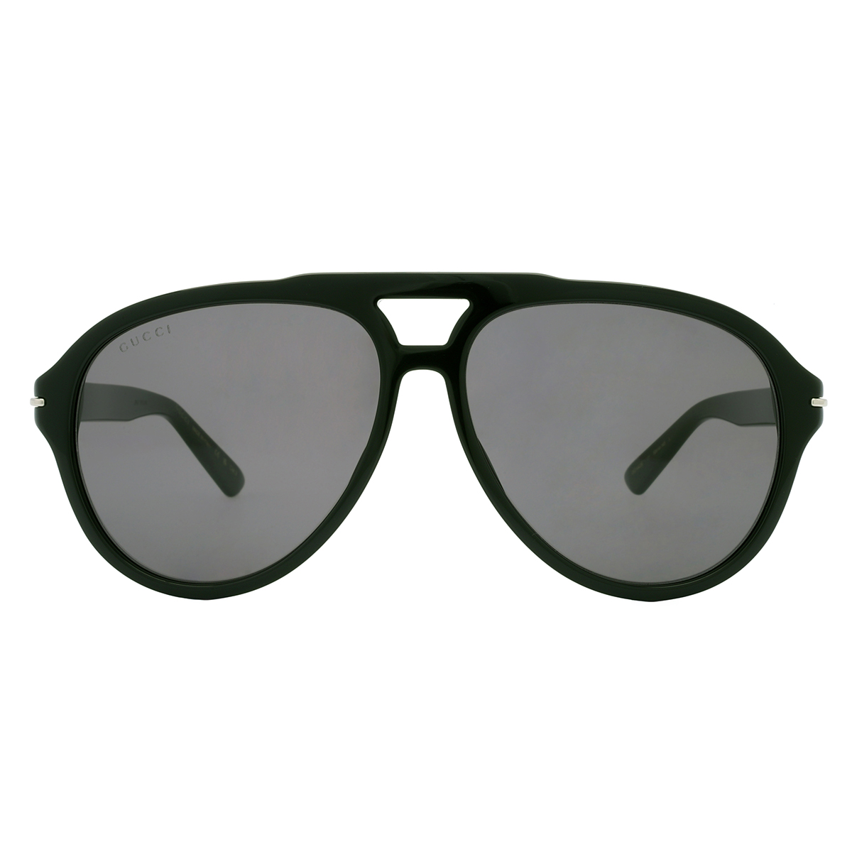 Gucci Grey Pilot Men's Sunglasses GG1443S 001 58 889652438610 ...