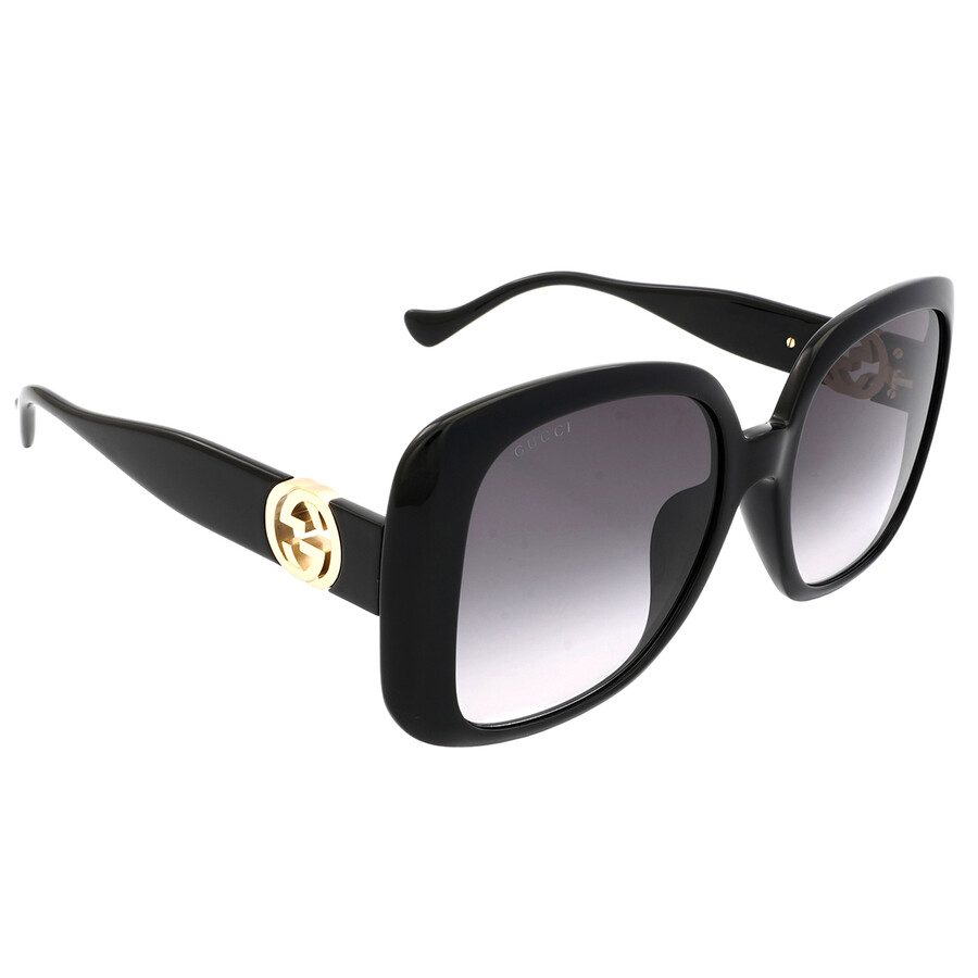 Gucci Grey Square Ladies Sunglasses GG1029SA 007 57 889652379753 ...